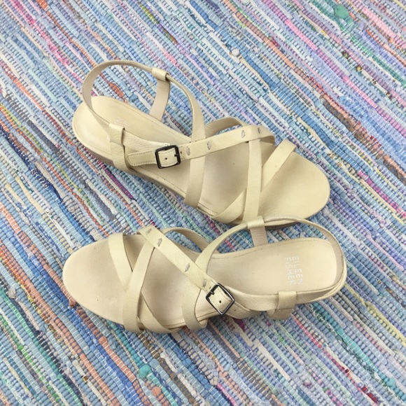 Eileen Fisher | Shoes | New Eileen Fisher Array Core Sandals Bone Matte ...